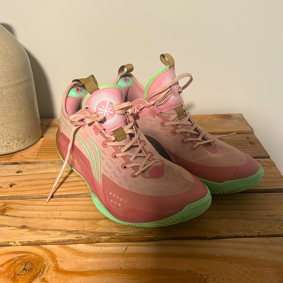 Shoes | Way Of Wade Size 15 Basketball Shoes Pink And Green Color Way ...